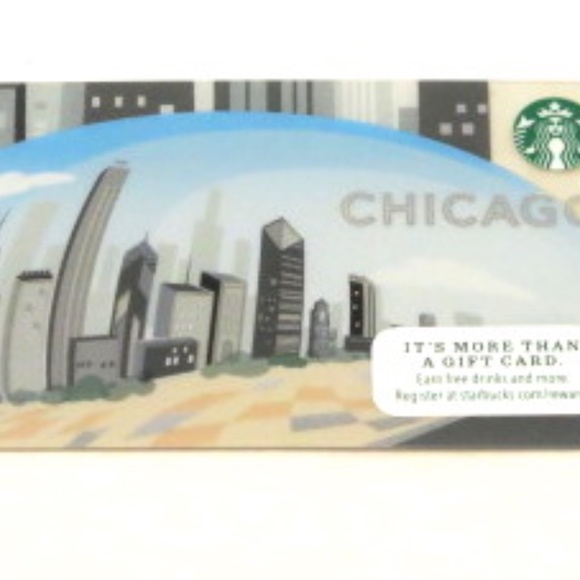 Starbucks | Other | Starbucks 24 Chicago Bean Card No Cash Value | Poshmark
